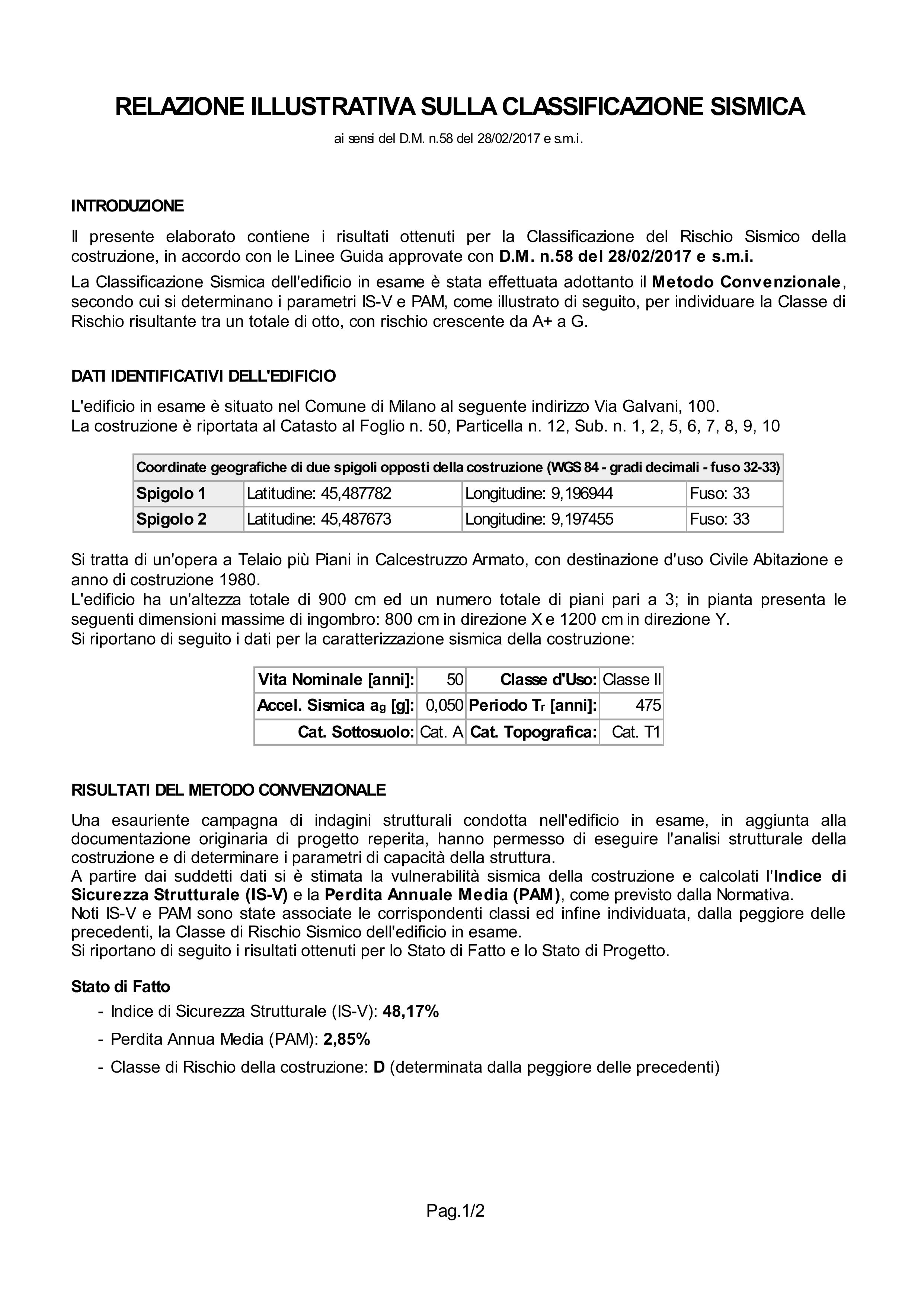 ClaSS - Esempio Relazione